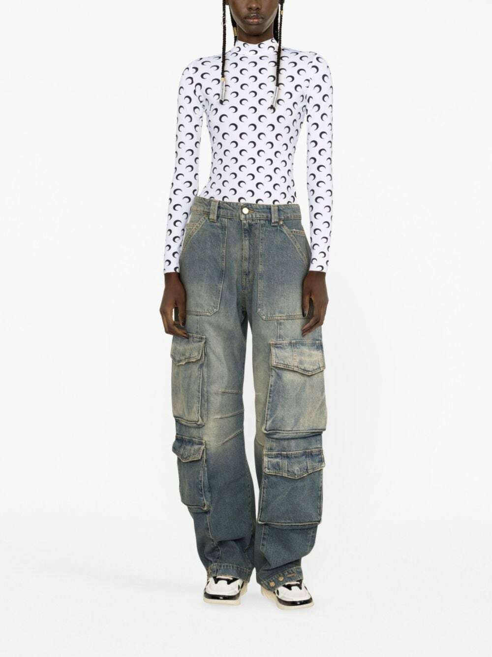 GOLDEN GOOSE - Journey Cargo Denim Jeans Golden Goose Deluxe Brand