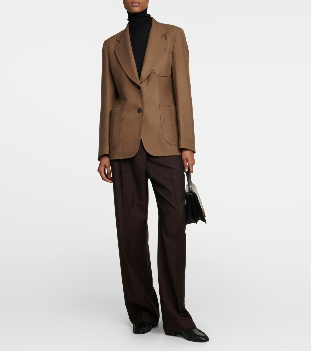 The Row Milto wool and silk blazer The Row