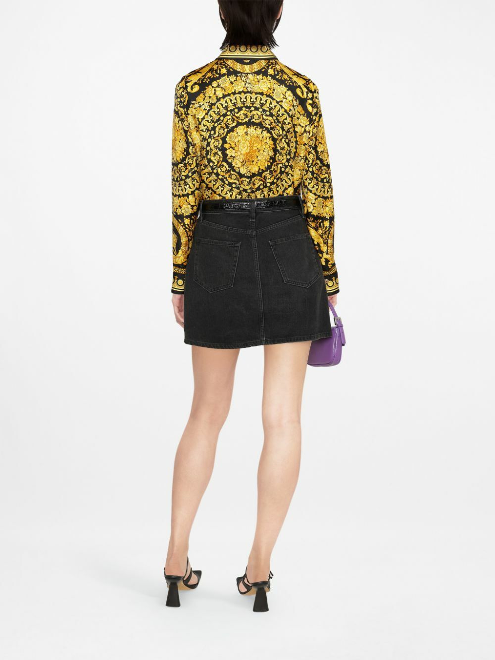 VERSACE - Baroque Print Silk Shirt Versace