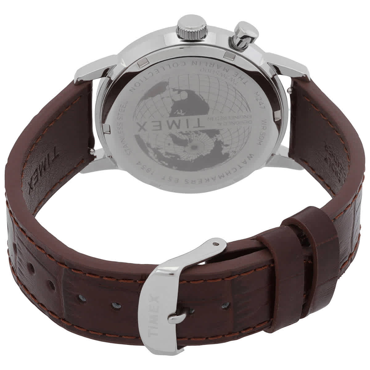 Timex Marlin Quartz Moon Phase Rose Gold Dial Mens Watch TW2W51100 Timex