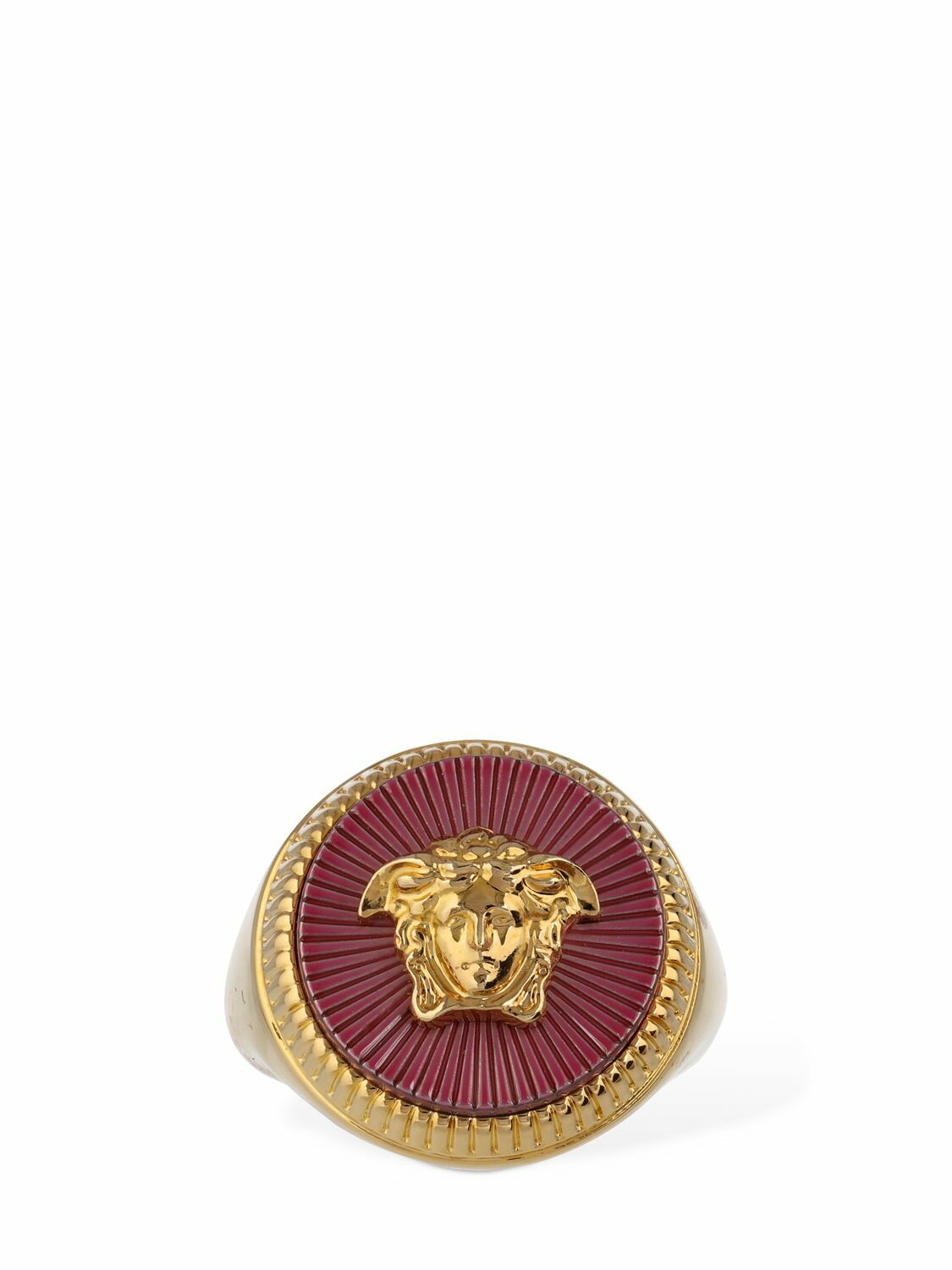 VERSACE - Medusa Thick Enamel Ring Versace