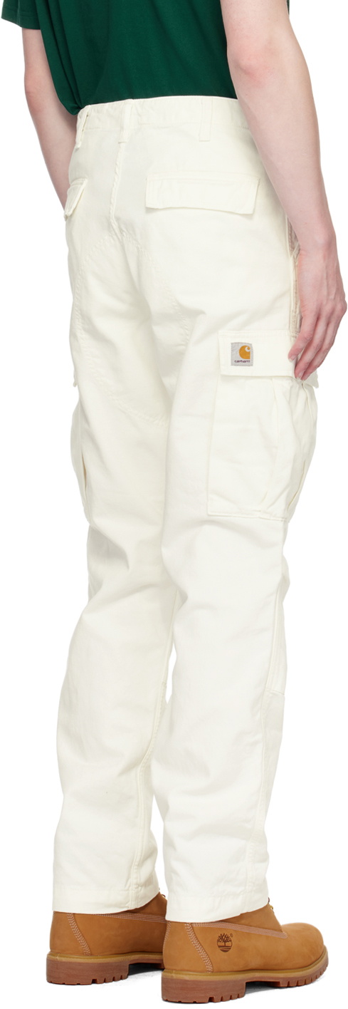 Carhartt Work In Progress White Regular Cargo Pants Carhartt WIP