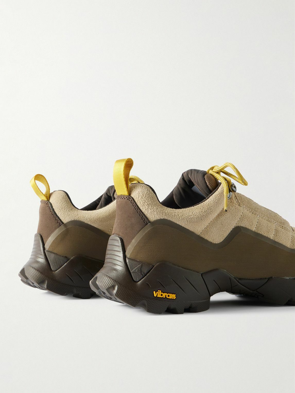 ROA - Katharina Rubber and Suede Hiking Sneakers - Neutrals ROA