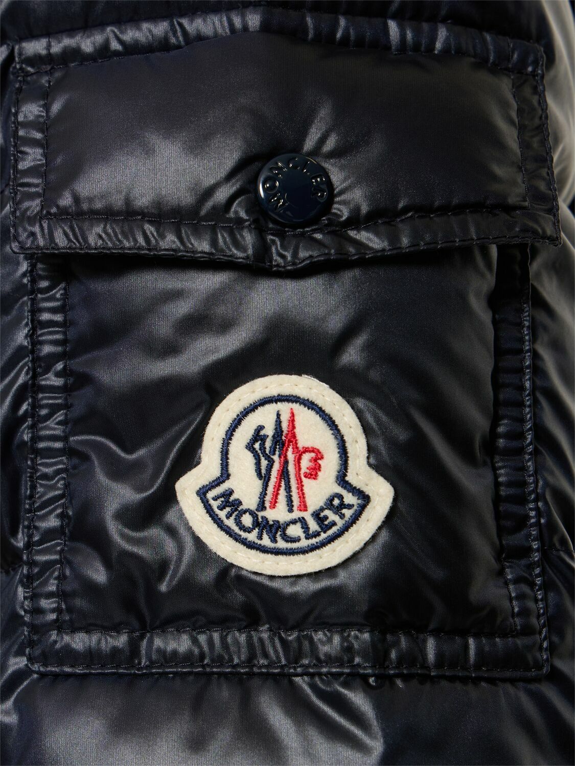 MONCLER - Amintore Nylon Long Down Jacket Moncler