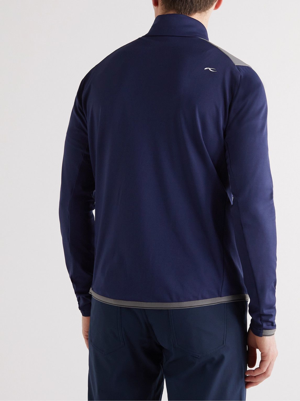 Kjus Golf - Release Quilted Shell and Jersey Half-Zip Golf Jacket ...