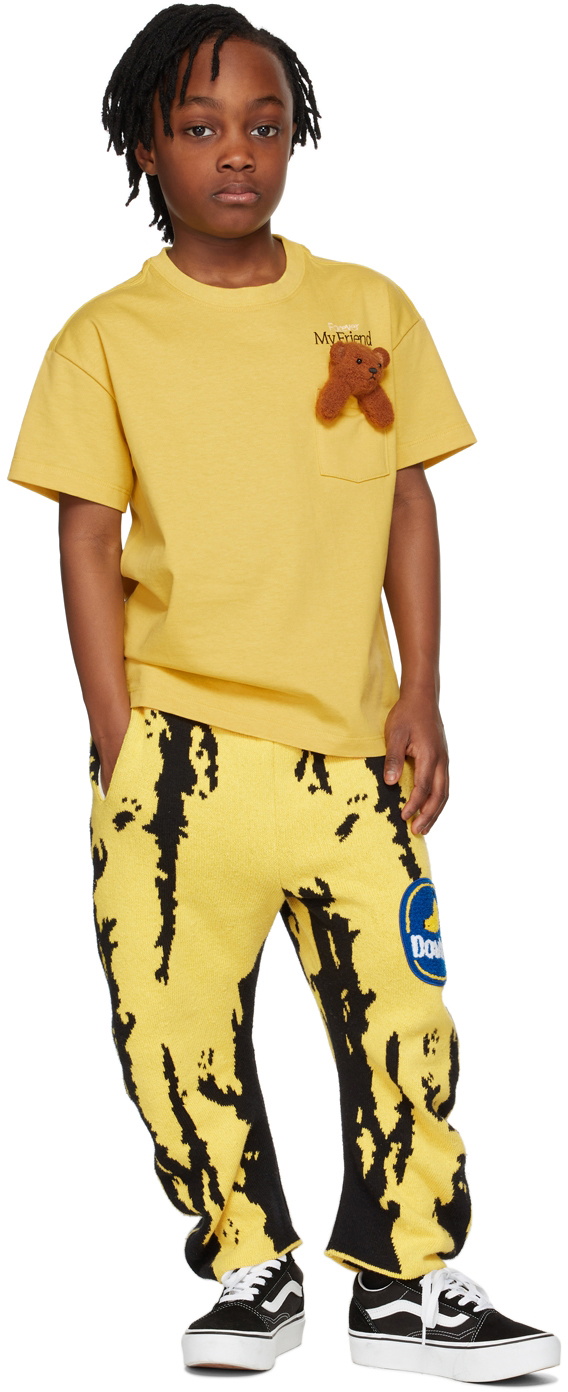 Doublet SSENSE Exclusive Kids Yellow 'Forever My Friend' T-Shirt Doublet
