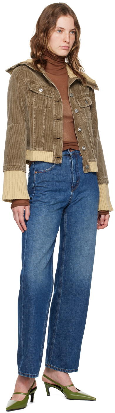 BITE Brown Ribbed Turtleneck BITE