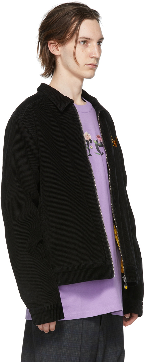 drew house SSENSE Exclusive Black Painted Mascot Jacket drew house