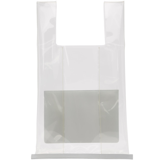 Jil Sander SSENSE Exclusive Transparent Pouch Tote Jil Sander