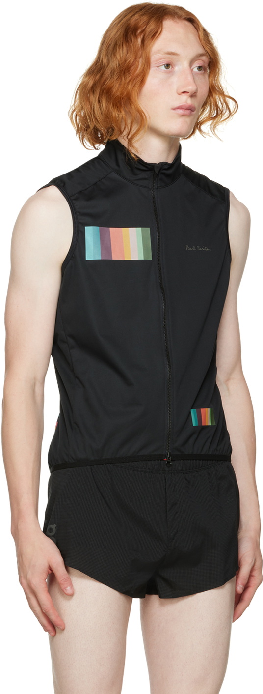 Paul Smith SSENSE Exclusive Black Artist Stripe Vest Paul Smith