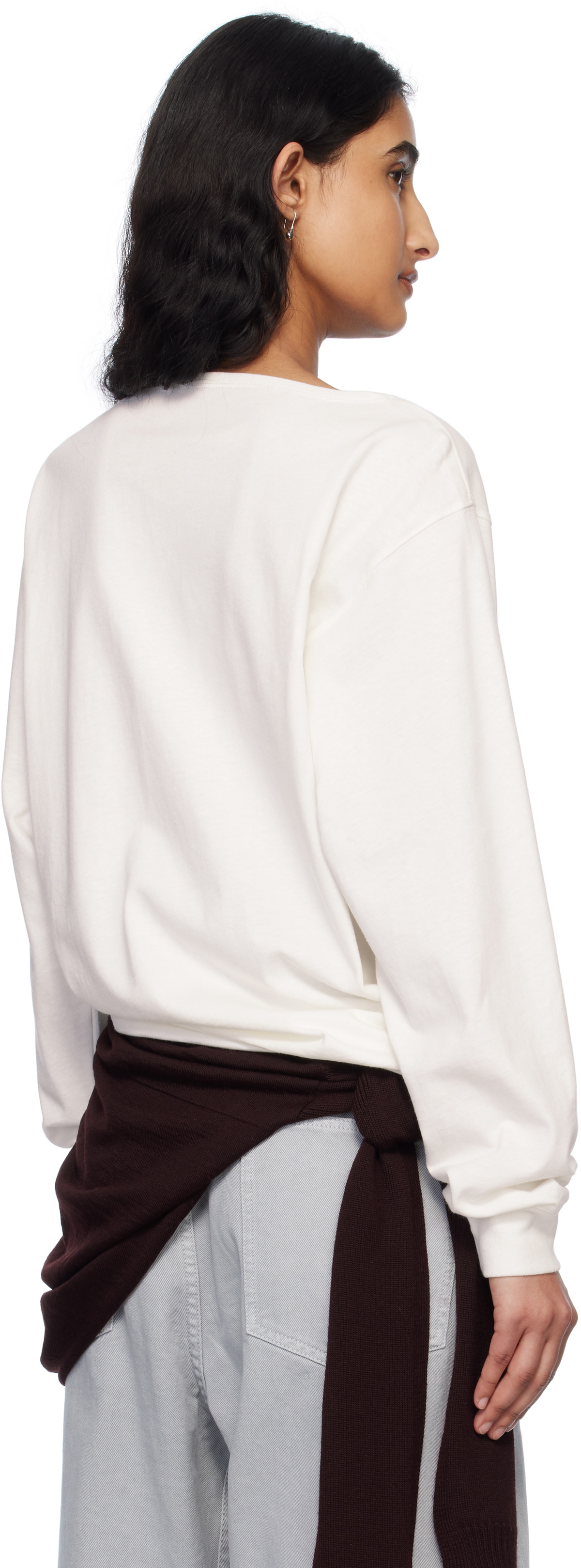 LEMAIRE Off-White Wide Neck T-shirt Lemaire