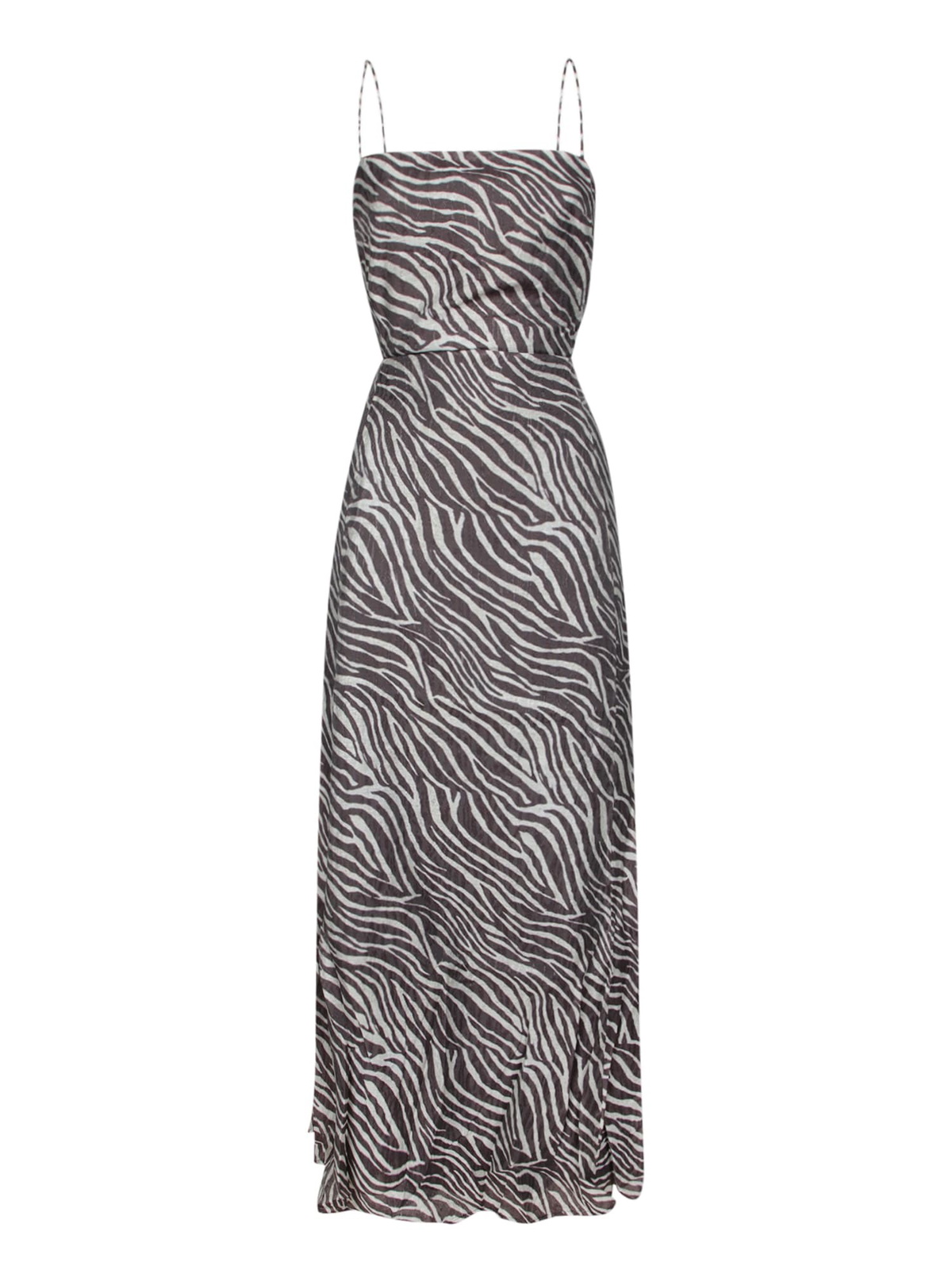 IRO Felisse Zebra Stripe Midi Dress Iro