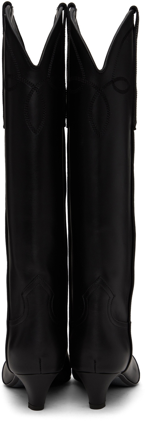 KHAITE Black 'The Dallas' Boots Khaite