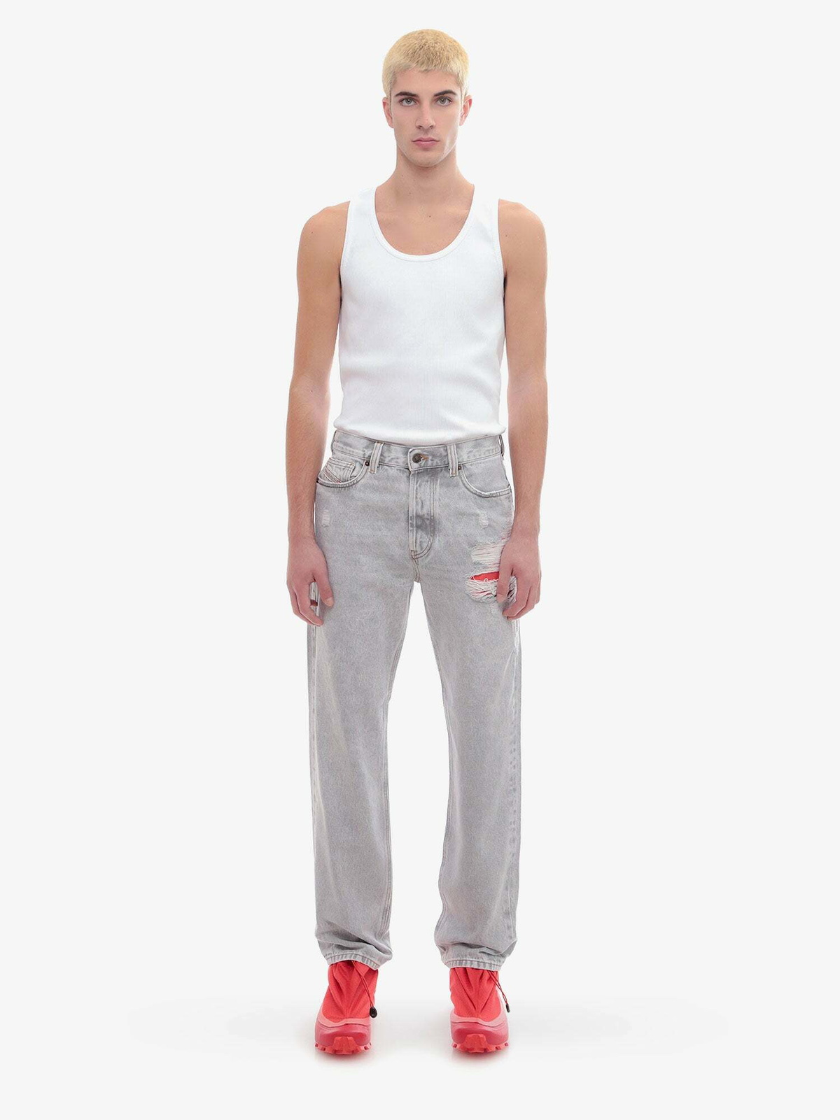 Diesel Jeans Grey Mens Diesel