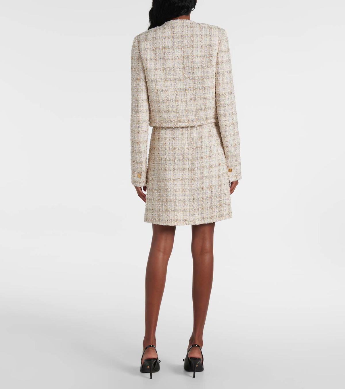 Versace Medusa tweed jacket Versace