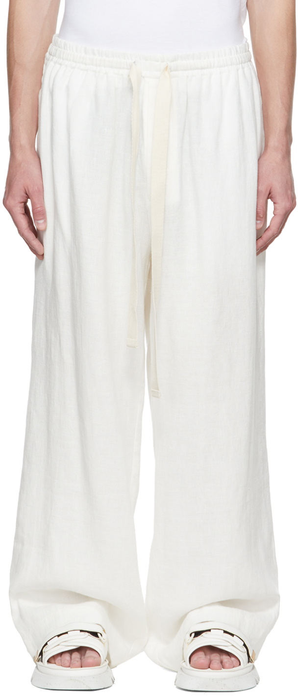 COMMAS White Wide Leg Trousers Commas