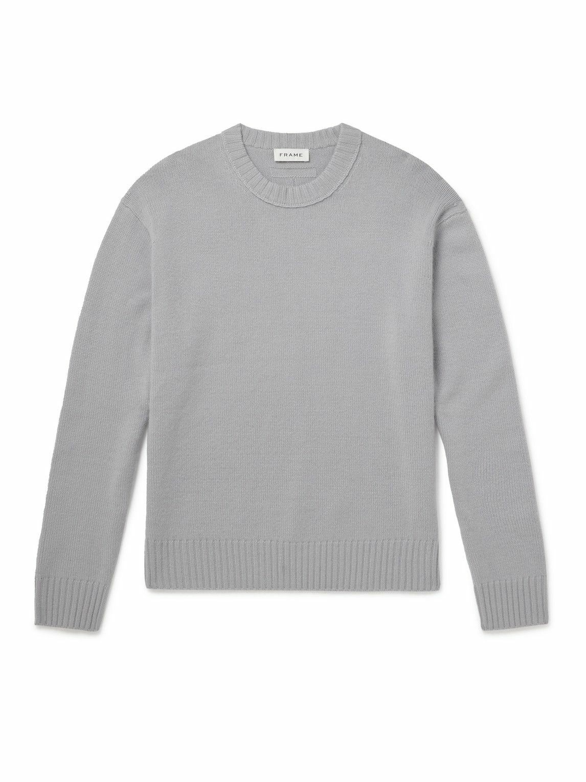 FRAME - Cashmere Sweater - Gray Frame Denim