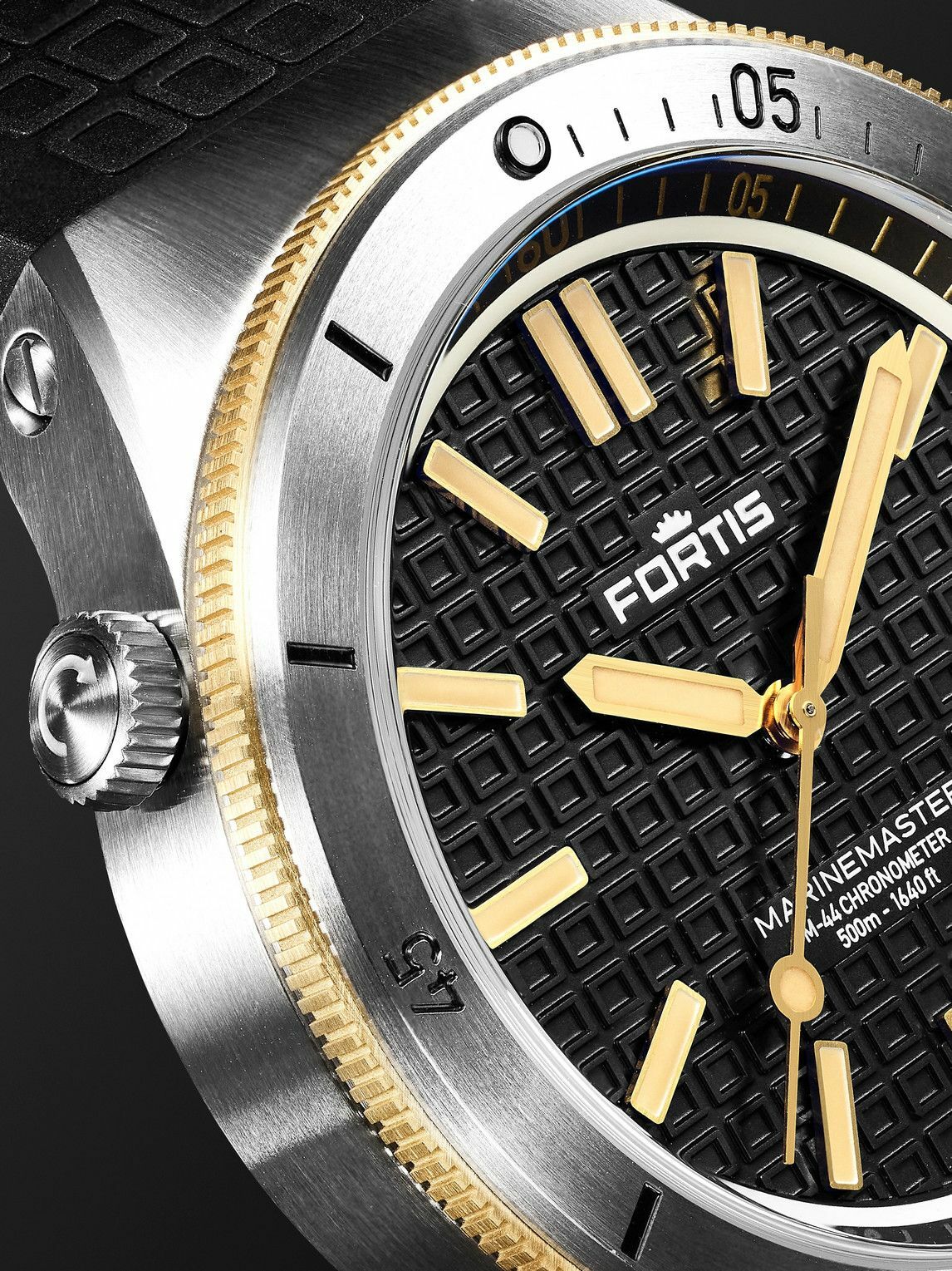 Fortis - Marinemaster M-44 44mm Automatic Recycled Stainless Steel, 18 ...