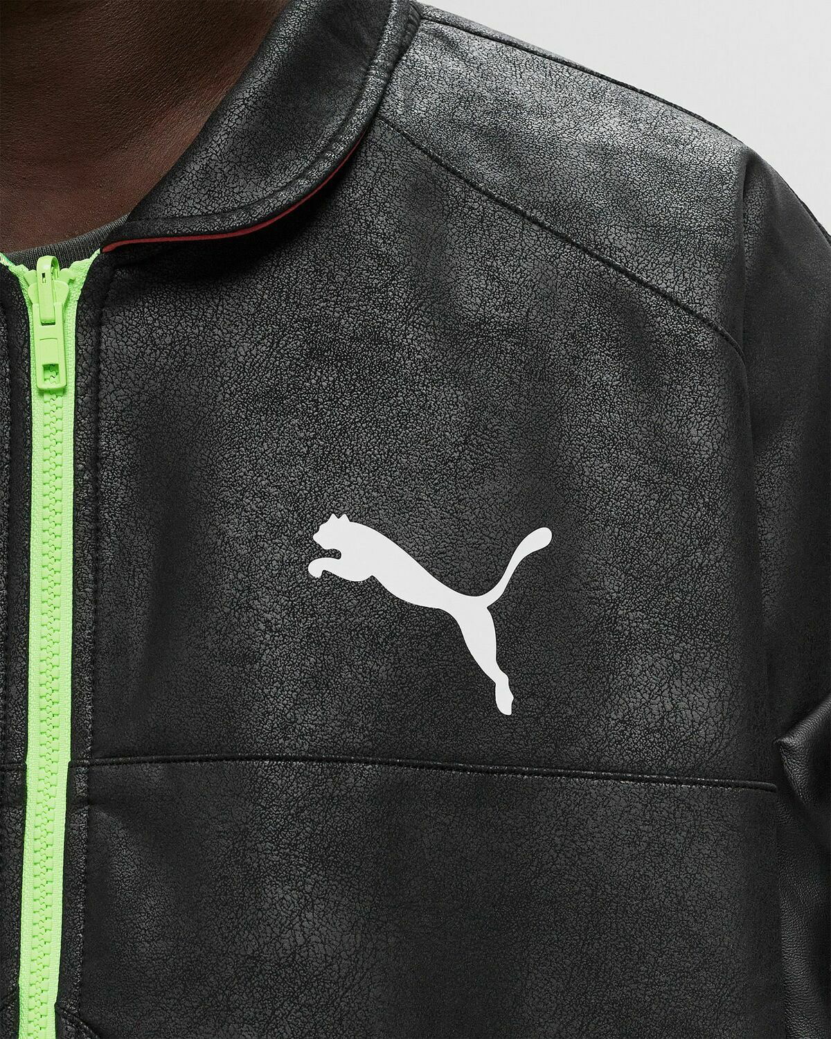 Puma X Asap Rocky Pleather Jacket Black Bomber Jackets Puma