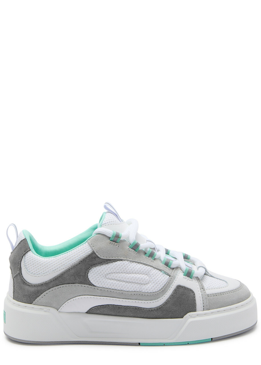 Cleens Essential Skate Evo Panelled Mesh Sneakers Mint Cleens