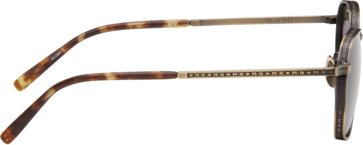 Matsuda Gold M3101 Sunglasses Matsuda Matsuda Gold M3101 Sunglasses Matsuda