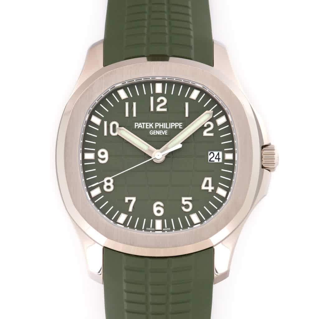 Patek Philippe Aquanaut Jumbo Automatic Green Dial Mens Watch 5168G-010 ...