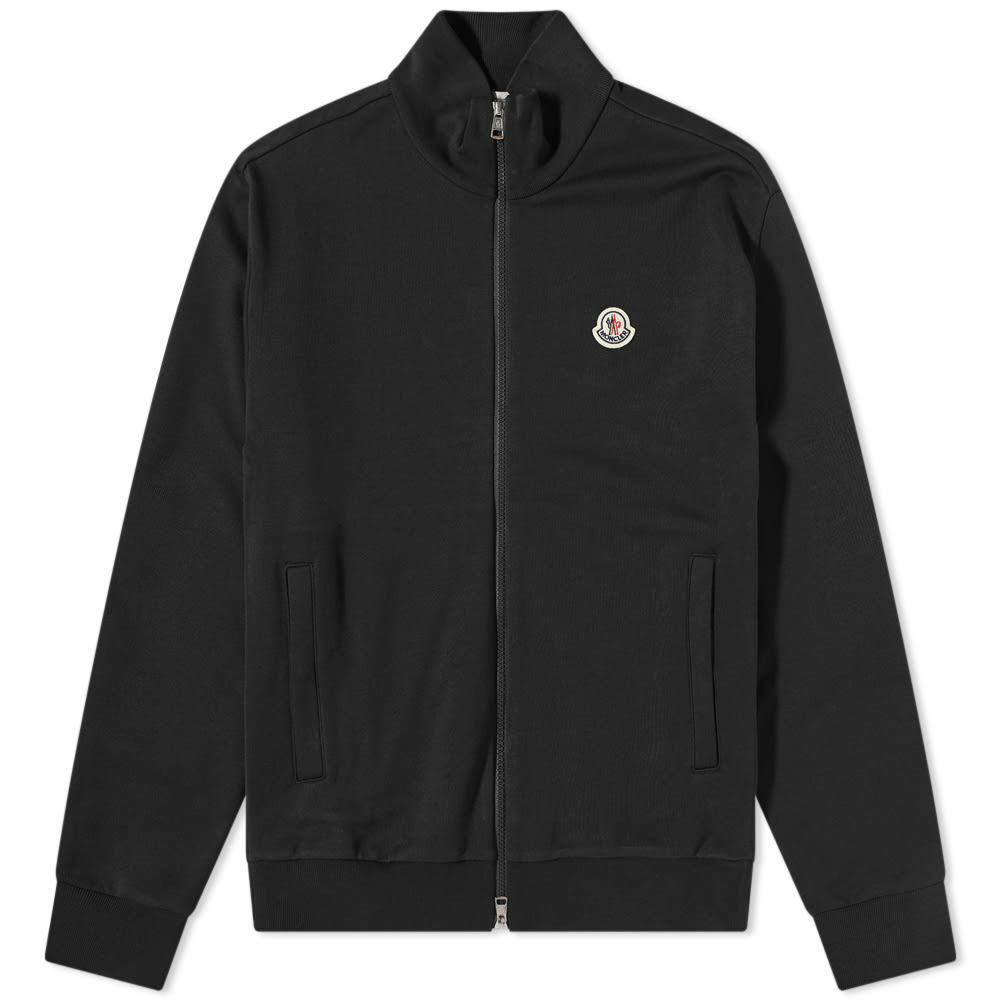 Moncler Men's Logo Track Jacket in Black Moncler