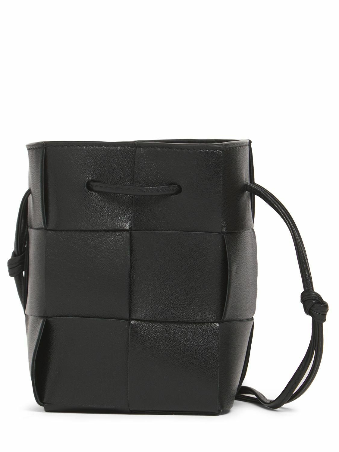 BOTTEGA VENETA - Mini Intreccio Leather Bucket Bag Bottega Veneta