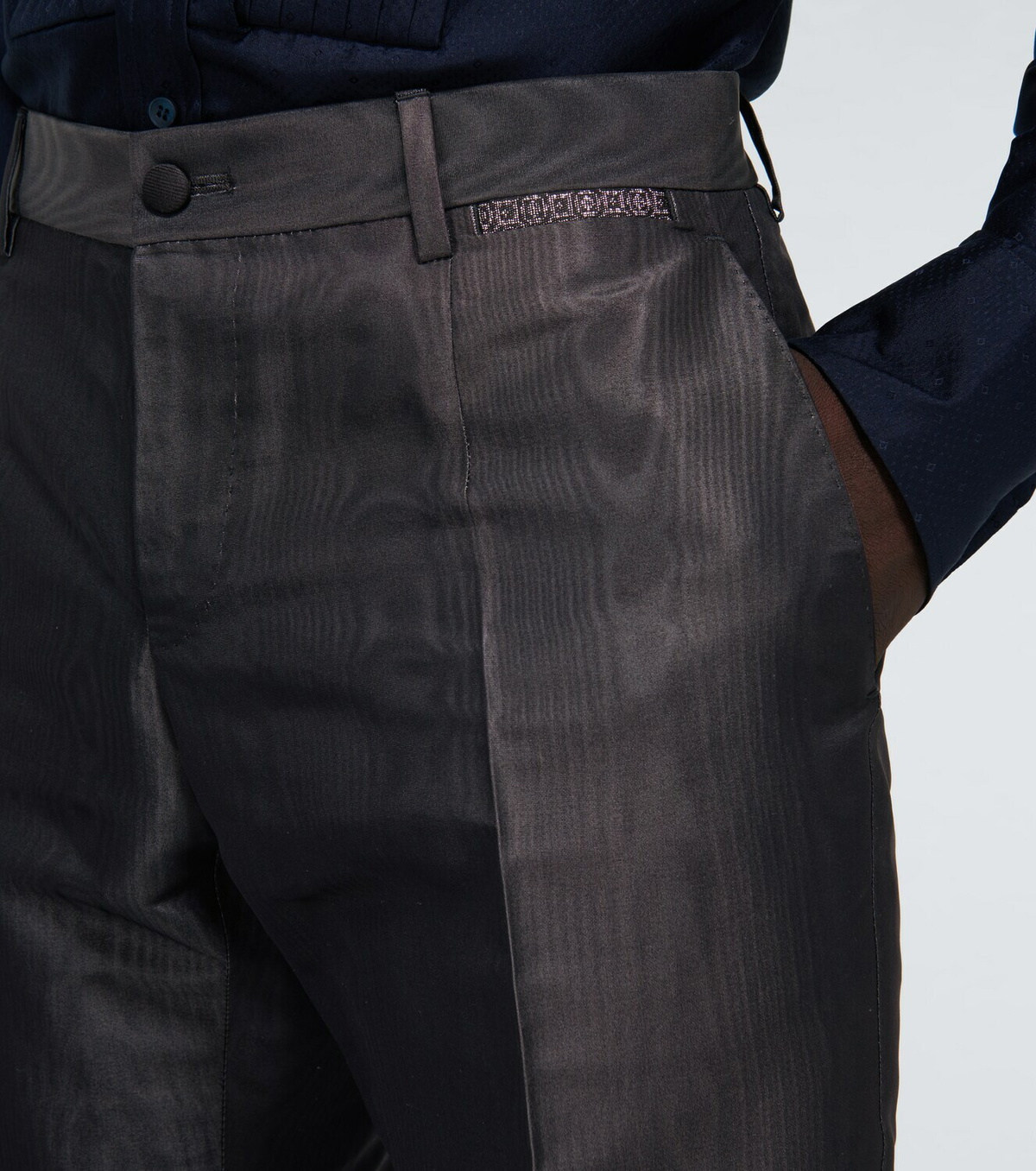 Dolce&Gabbana - faille moiré formal pants Dolce & Gabbana