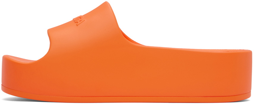 Balenciaga Orange Chunky Slides Balenciaga