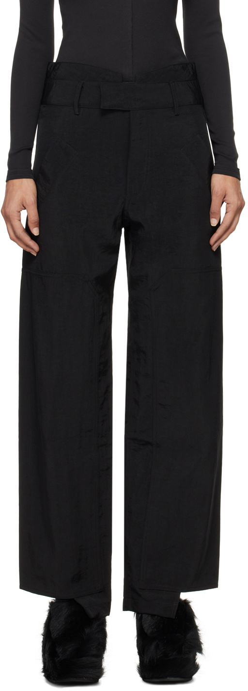 Eckhaus Latta Black Trace Trousers Eckhaus Latta