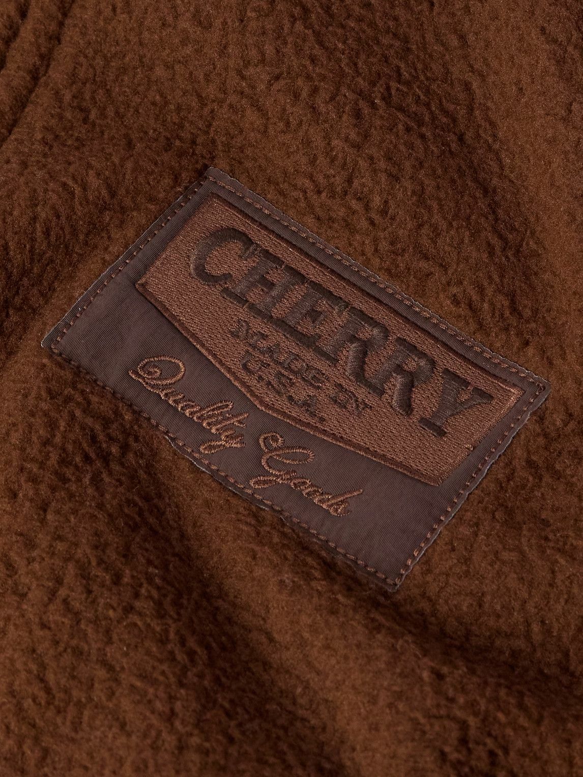Cherry Los Angeles - Logo-Appliquéd Shell-Panelled Fleece Jacket ...