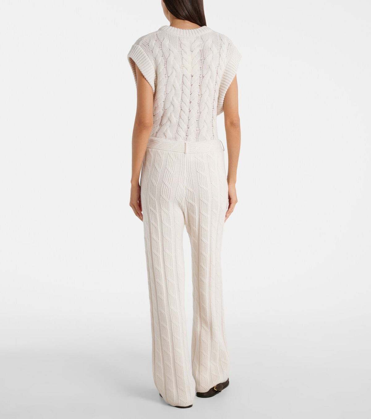 Lisa Yang Ebba low-rise cashmere wide-leg pants Lisa Yang