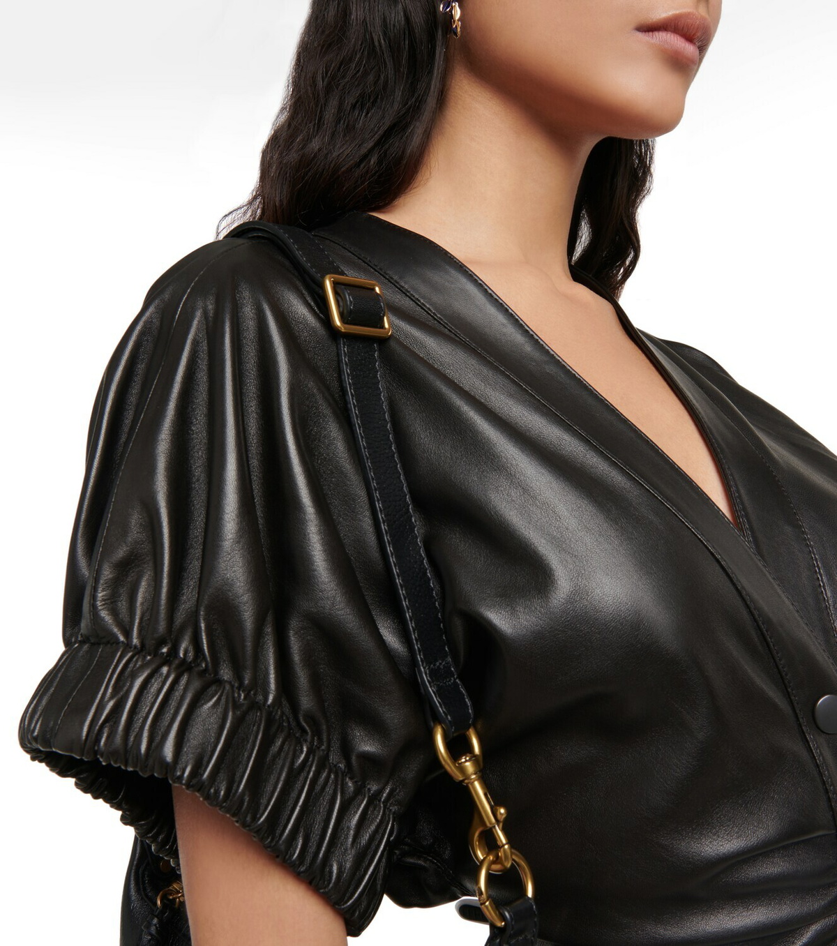 Isabel Marant - Carly leather midi dress Isabel Marant