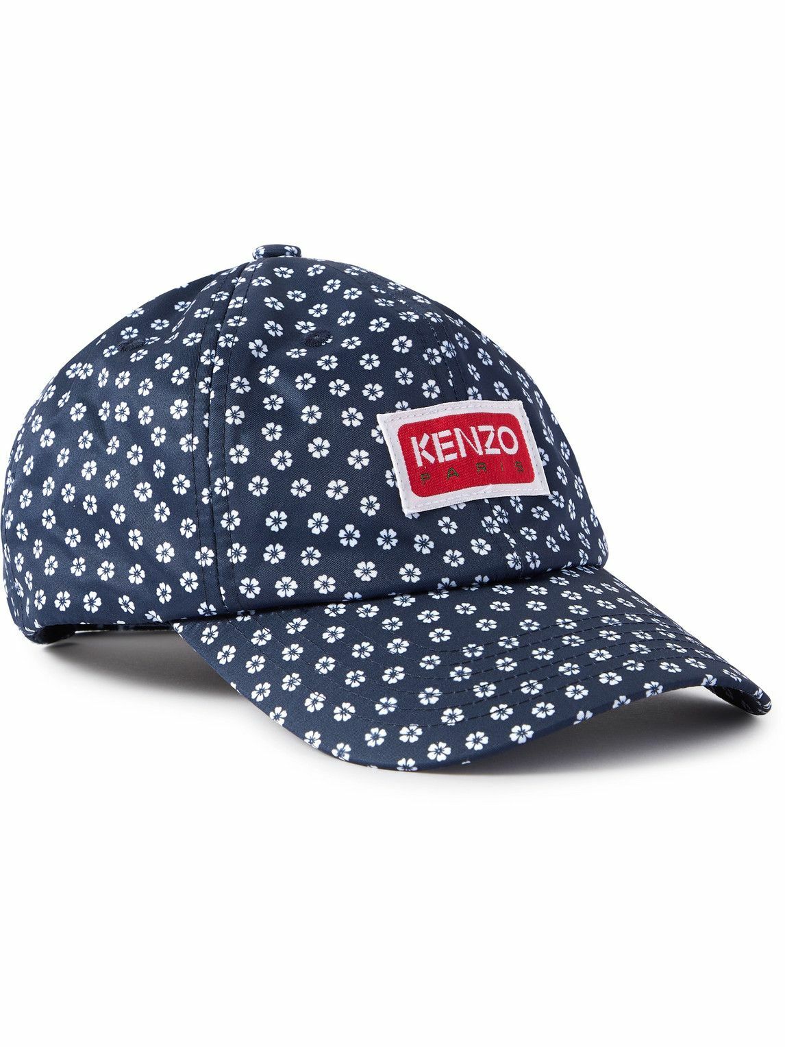 KENZO - Logo-Appliquéd Floral-Print Satin Baseball Cap Kenzo