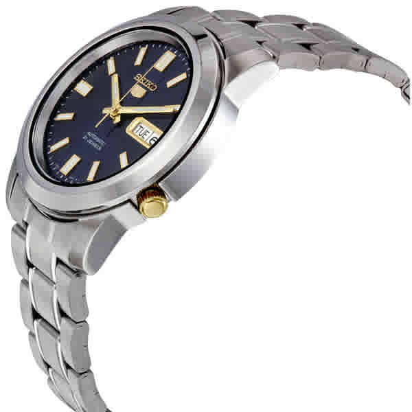 Seiko 5 Automatic Stainless Steel Blue Dial Mens Watch SNKK11 Seiko