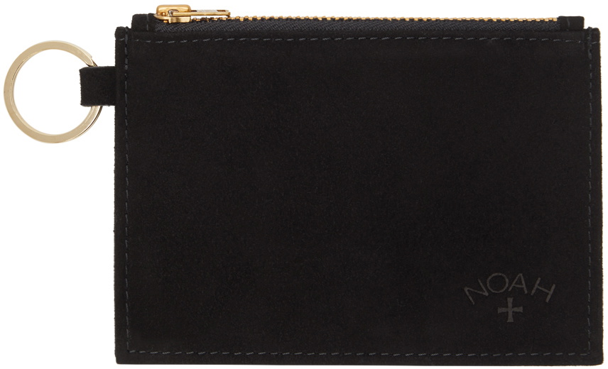 Noah Black Suede Zip Pouch Noah NYC
