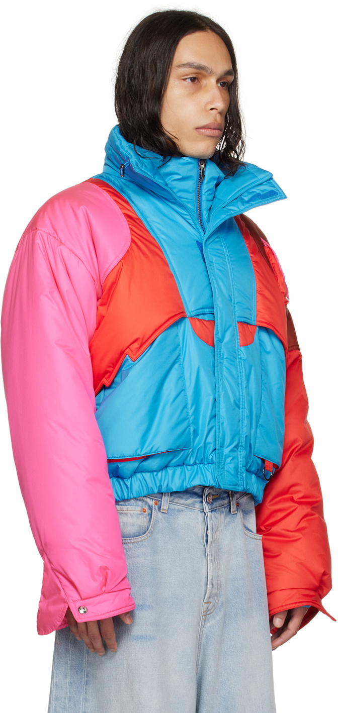 Members of the Rage Blue Paneled Jacket