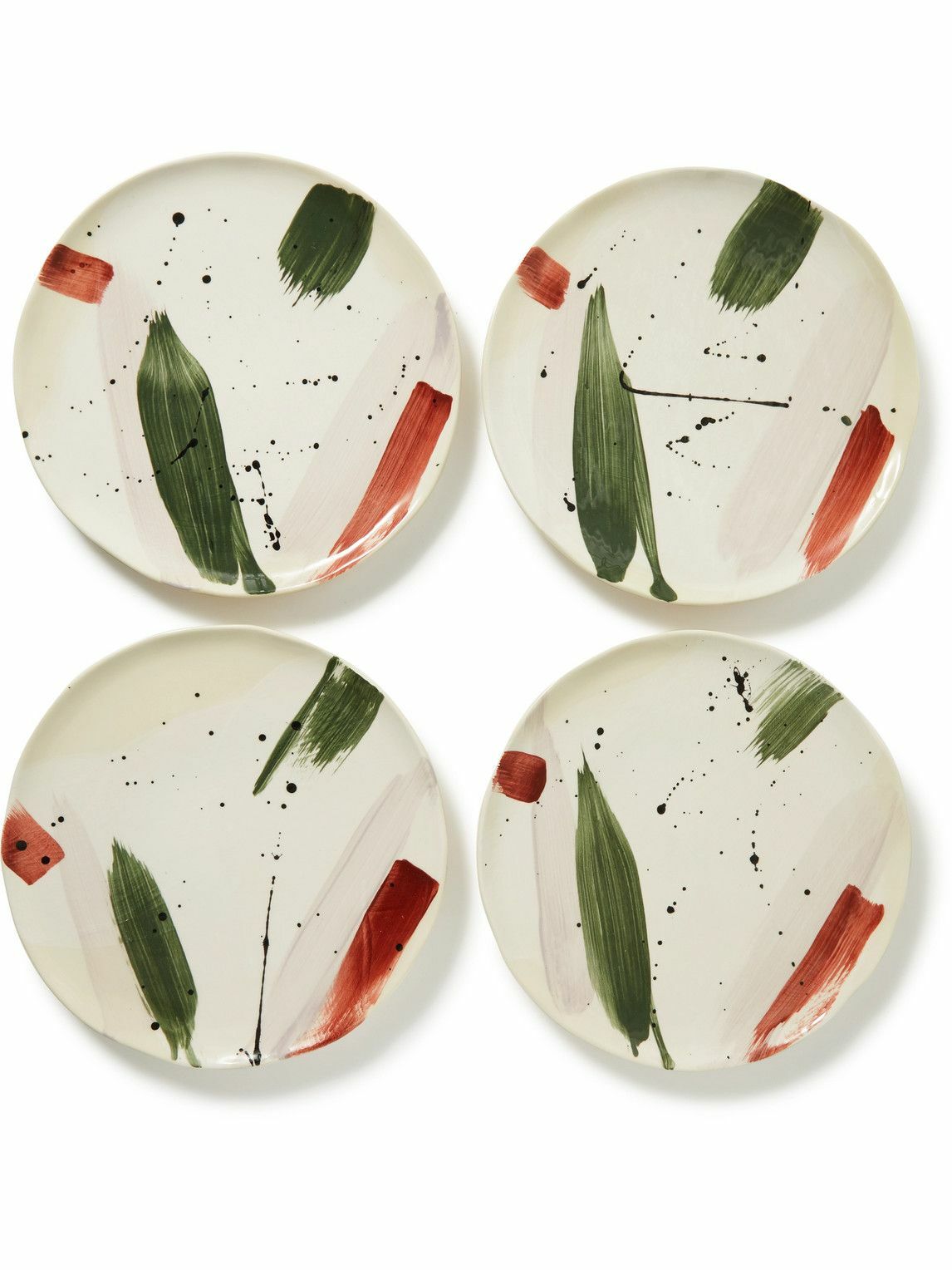 Soho Home - Alameda Set of Four Stoneware Plates Soho Home