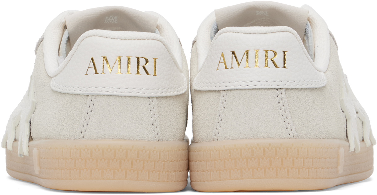 AMIRI Gray & Off-White Suede Pacific Sneakers Amiri