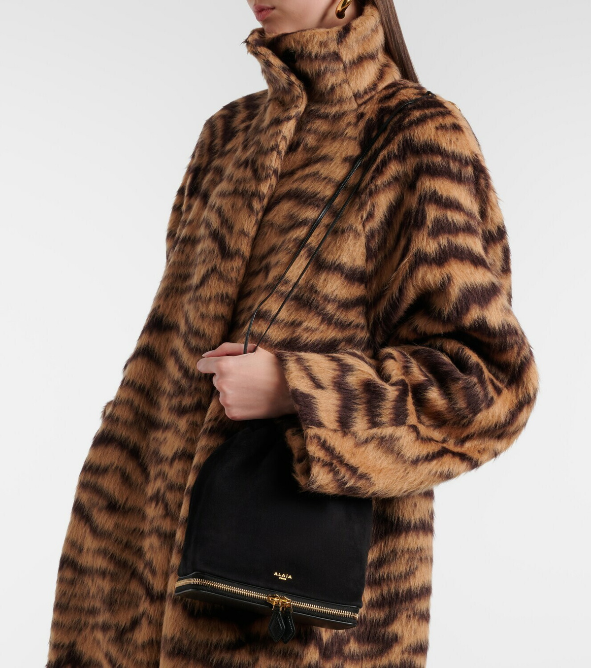 Alaïa Le Pochon suede bucket bag ALAÏA