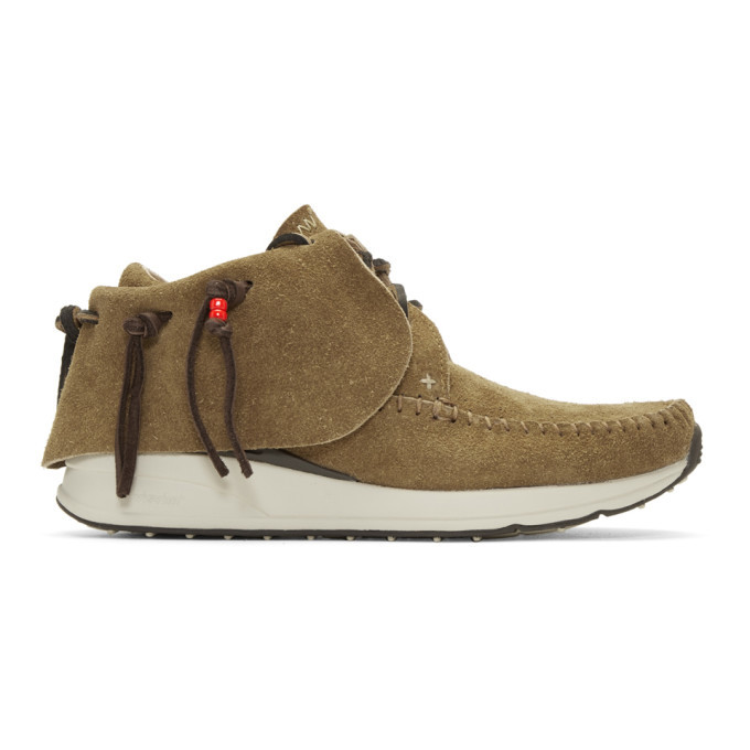 Visvim Brown FBT Moccasin Sneakers Visvim