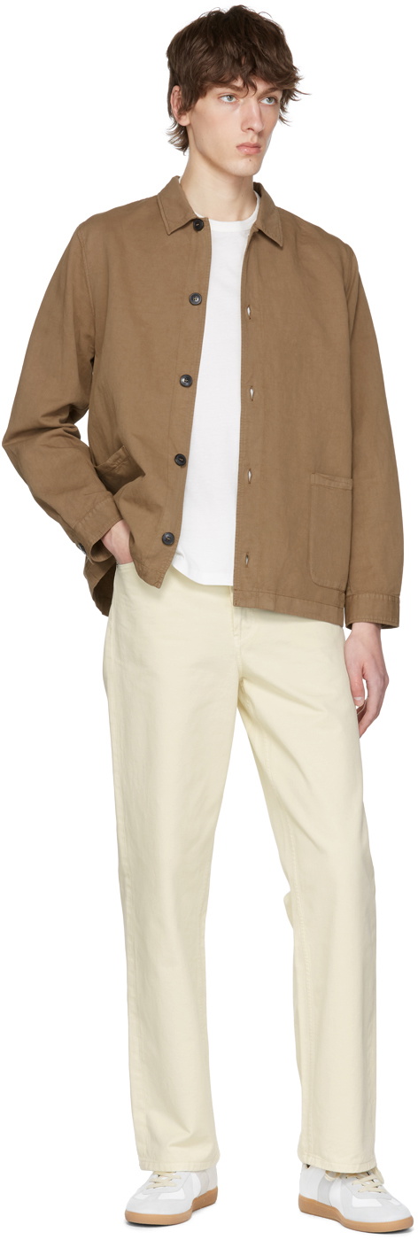 Sunspel Tan Cotton Jacket Sunspel