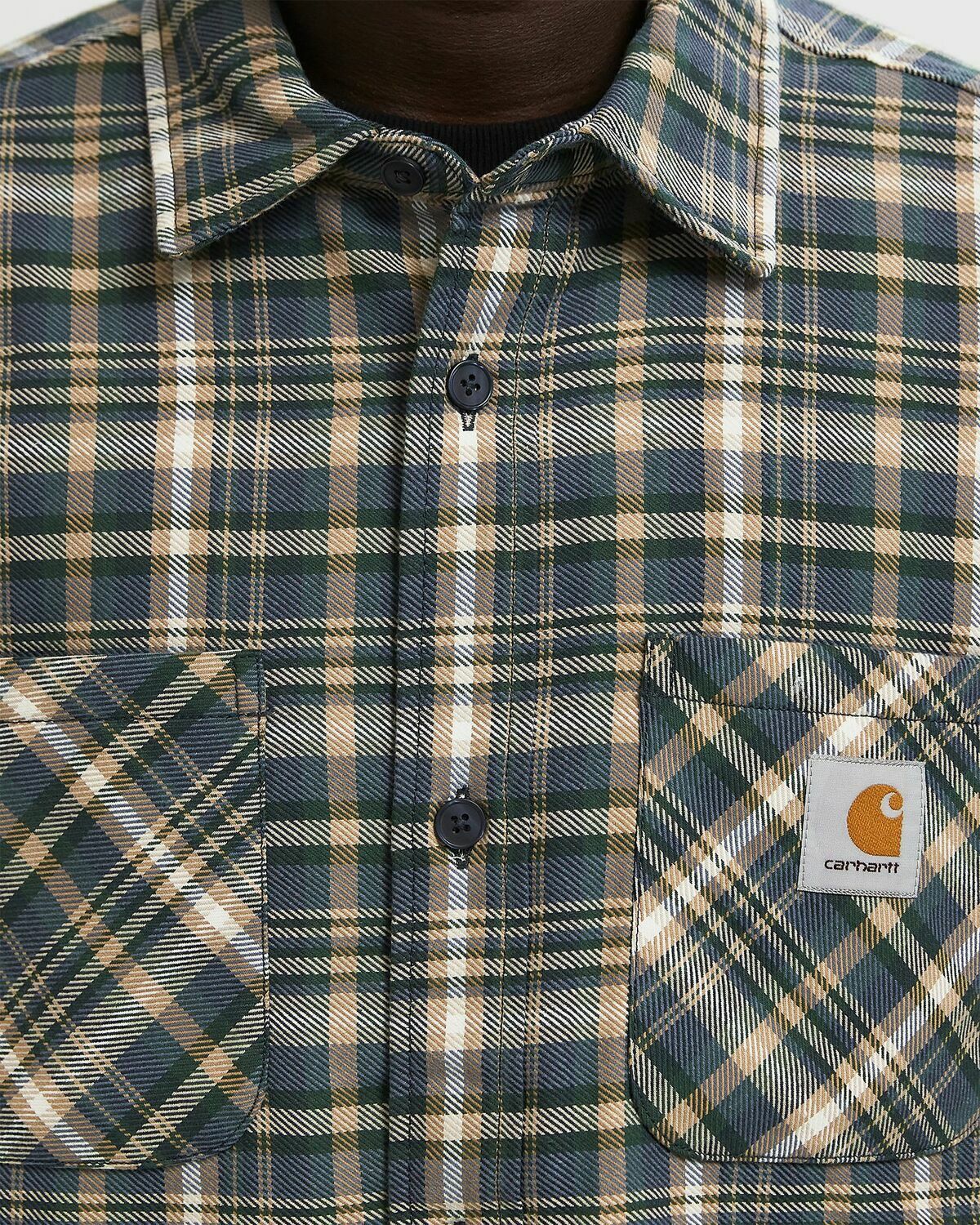 Carhartt WIP Cronyn Shirt Jac Multi-color Mens Longsleefe Carhartt WIP