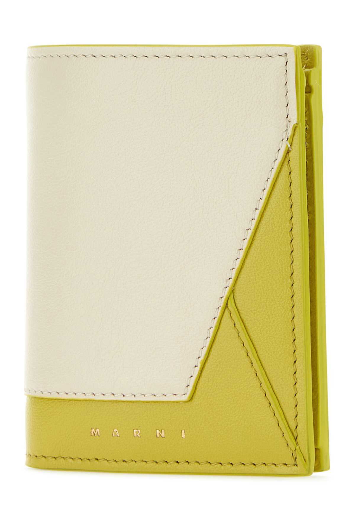 Marni Two-tone Leather Wallet Marni