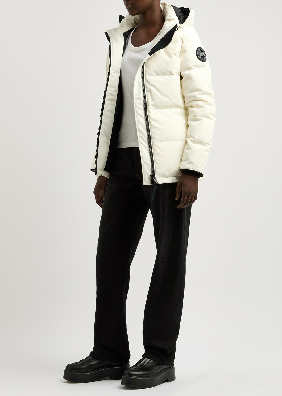 Canada Goose Chelsea Quilted Arctic-Tech Parka Coat White Canada Goose