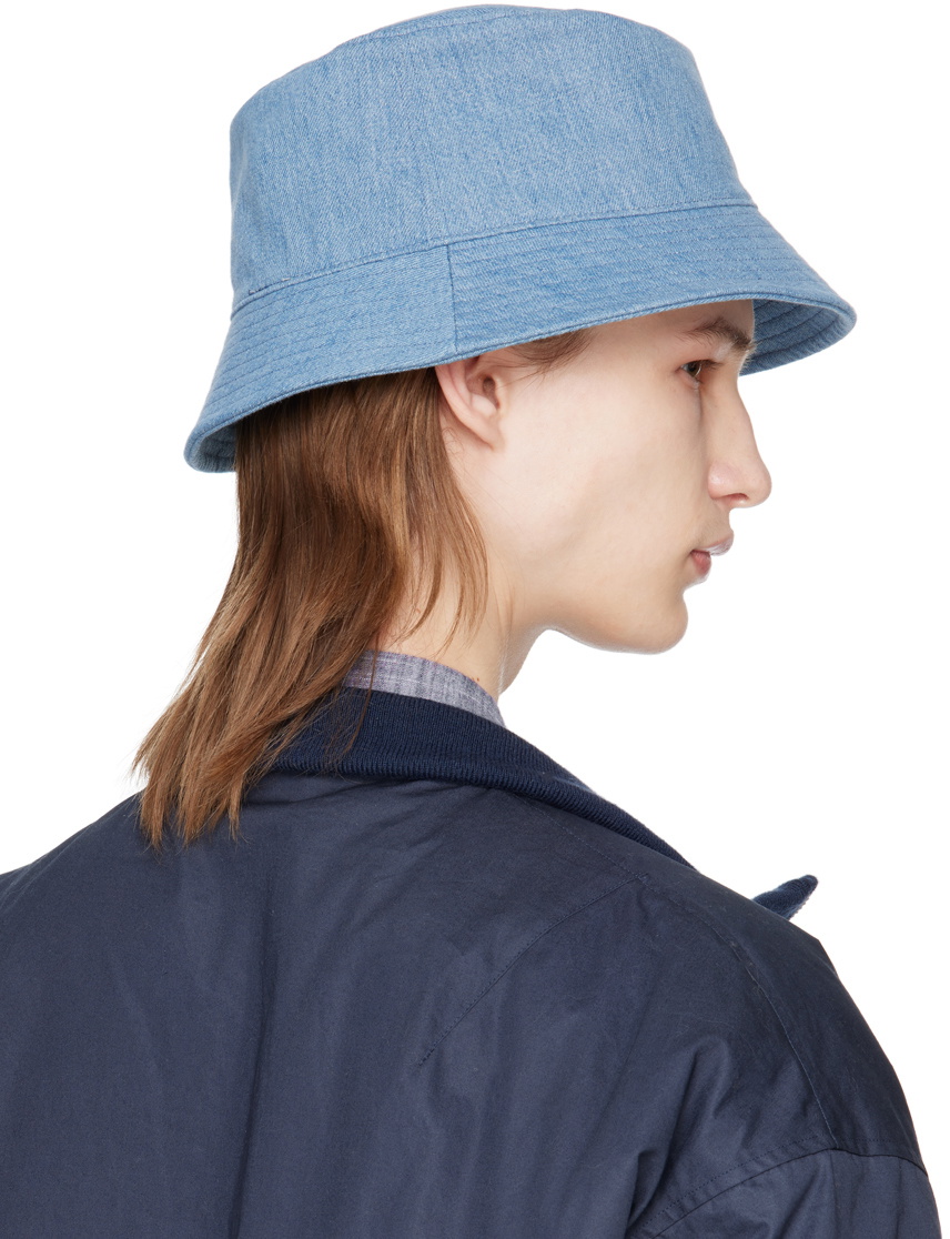 nanamica Blue Denim Bucket Hat Nanamica