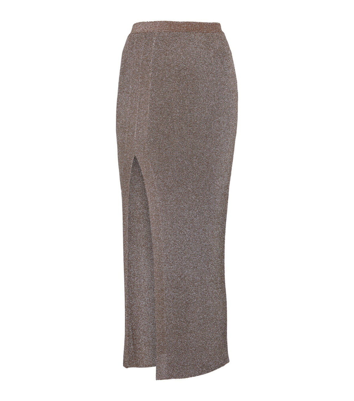 Missoni - Metallic ribbed-knit midi skirt Missoni