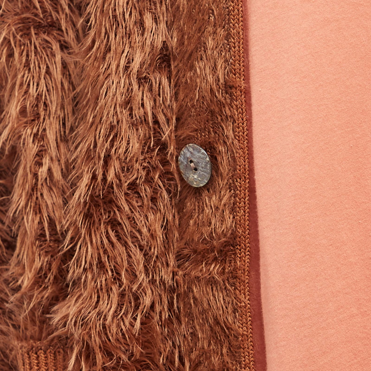 Acne Studios Men's Kelfi Cardigan in Tobacco Brown Acne Studios