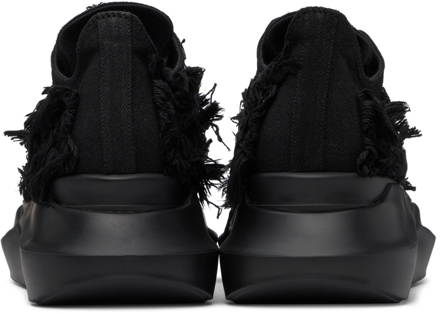 Rick Owens Drkshdw Black Abstract Sneakers Rick Owens Drkshdw